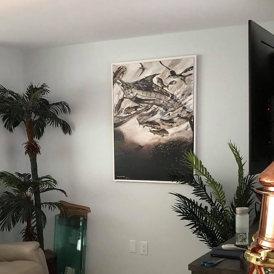 Marlin Art by Pasta Pantaleo & Wyland